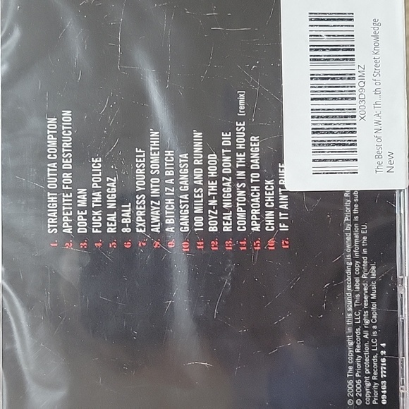NWA | Media | The Best Of Nwa The Strength Of Street Knowledge Cd Nwt ...